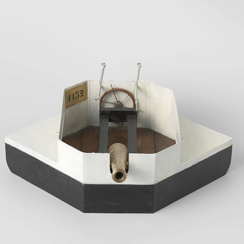 Model of a Floating Battery, anonymous, 1863 - Rijksmuseum
