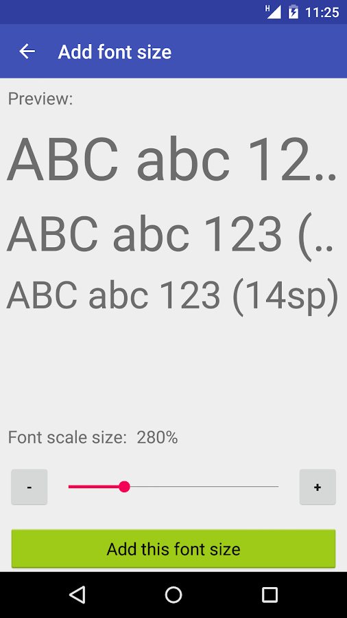 Big Font (dimensione del font) - App Android su Google Play
