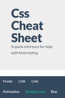 「Css Cheat Sheet」 - Androidアプリ | APPLION