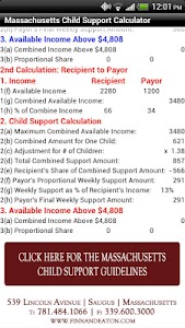 MA Child Support Calculator – Android Tools Apps