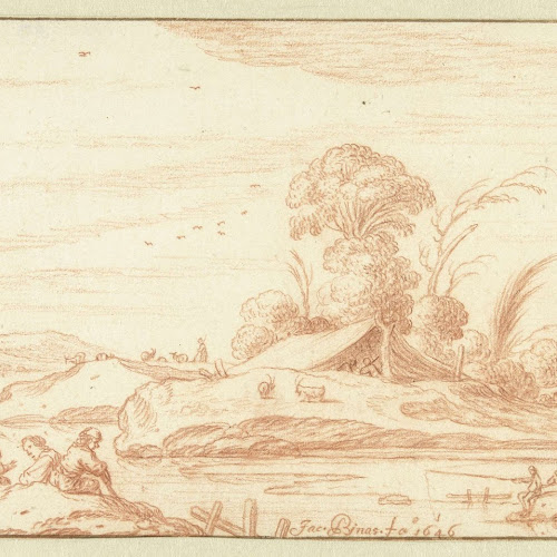 Rivierlandschap, Jacob Symonsz. Pynas, 1646 - Rijksmuseum
