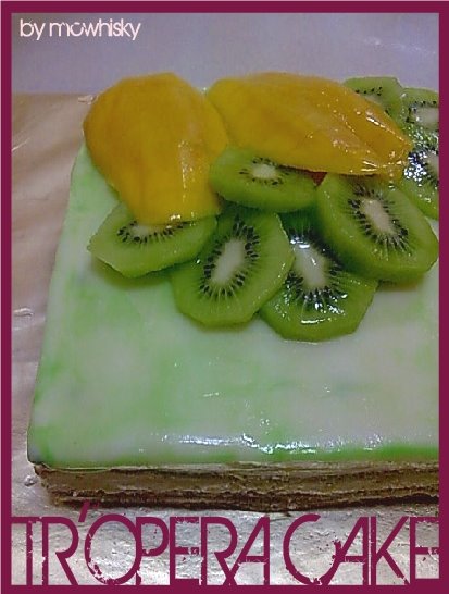 When Baker Barks: Tr'opera: Tropical Opera Cake