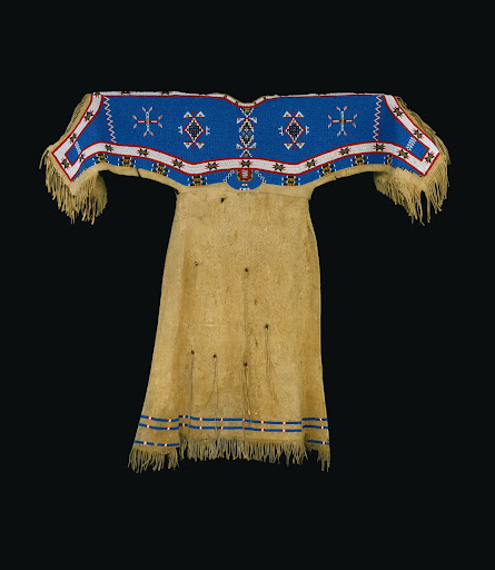 Lakota Woman's Dress circa 1920 - Lakota(Teton Sioux) — Google Arts ...