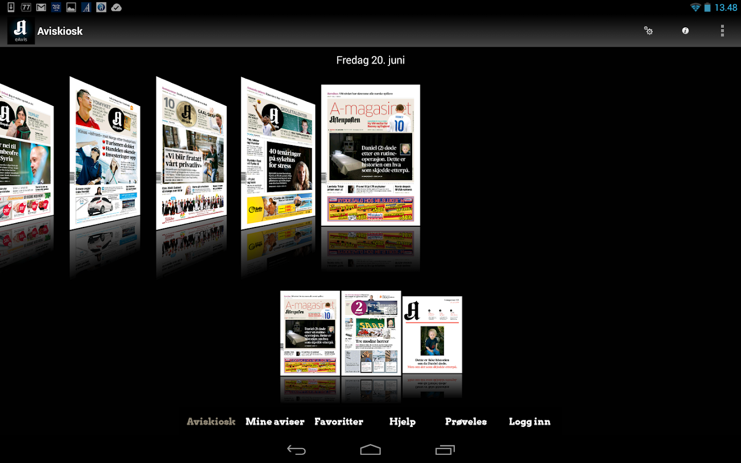 Aftenposten eAvis – Android-apper på Google Play