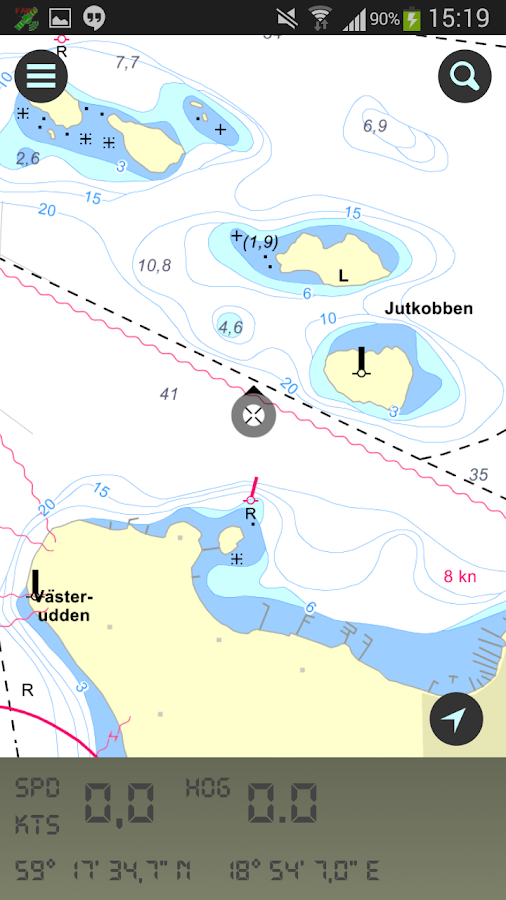 Eniro på Sjön - Gratis sjökort – Android-Apps auf Google Play