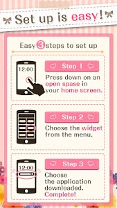 Kawaii Widget[Girly Flamingo] – Android Personalization Apps