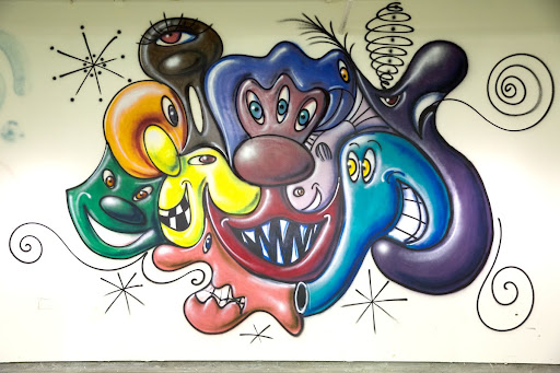 Kosmic Krylon Garage - Kenny Scharf — Google Arts & Culture