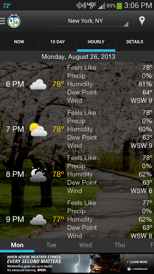 WeatherBug - screenshot