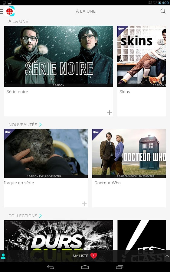ICI Tou.tv - Applications Android sur Google Play