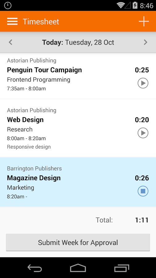 Harvest Time Tracker - Android Apps on Google Play