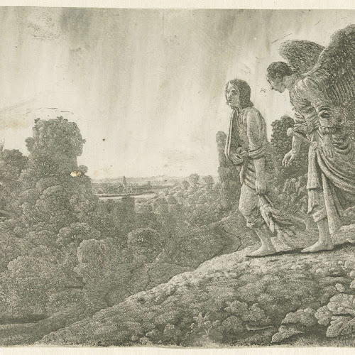 Tobias and the Angel, Hercules Segers, after Adam Elsheimer, after ...